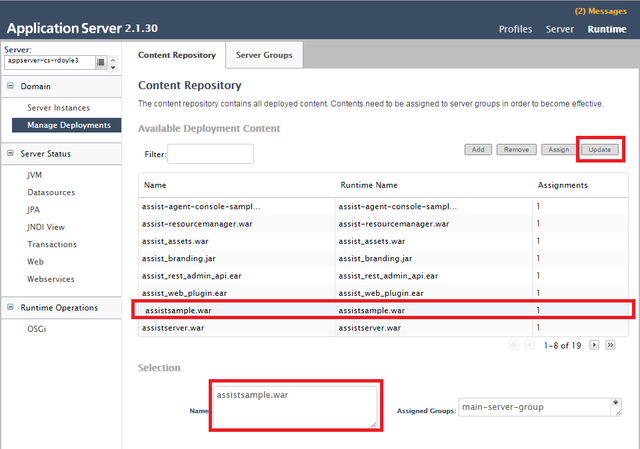 How to update an artefact on the CBA server - CBA Live Assist Help Center